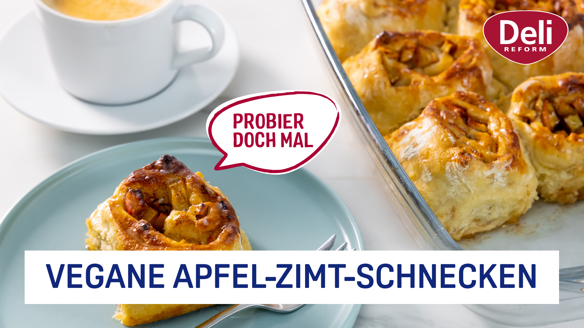 Vegane Apfel-Zimt-Schnecken | Deli Reform